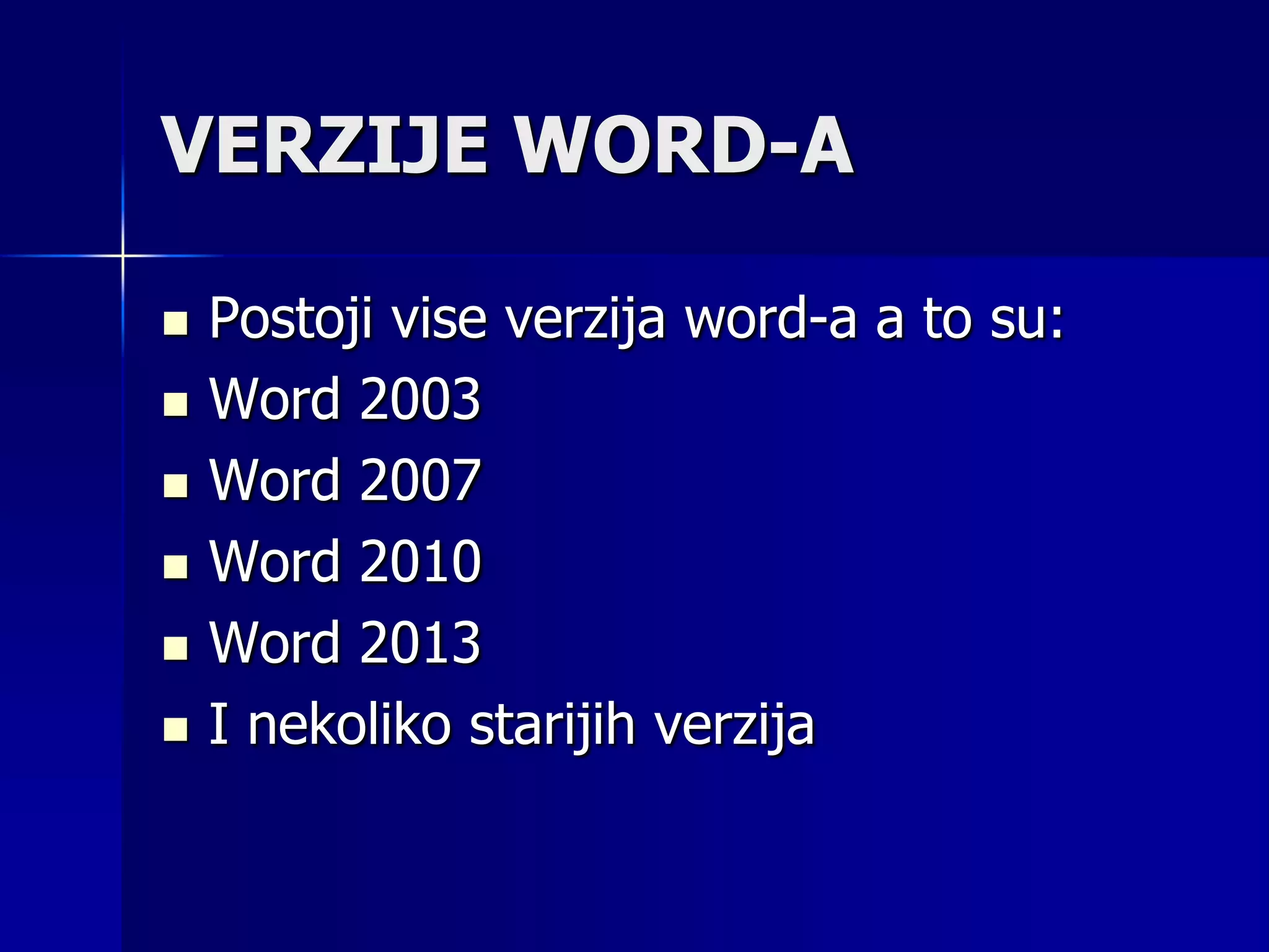 Microsoft word | PPT