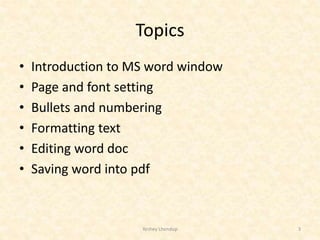 Microsoft word - editing and formatting a question paper document | PPTX
