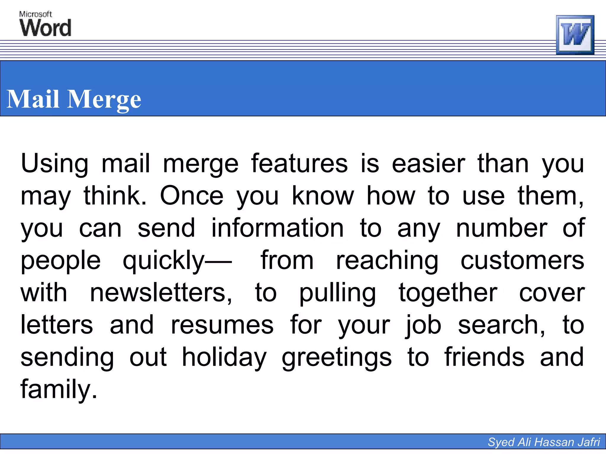 Microsoft word | PPT