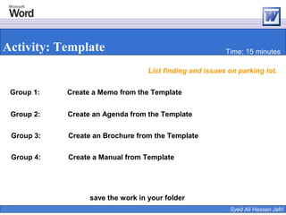Microsoft word | PPT