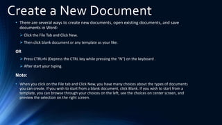 Microsoft word | PPTX