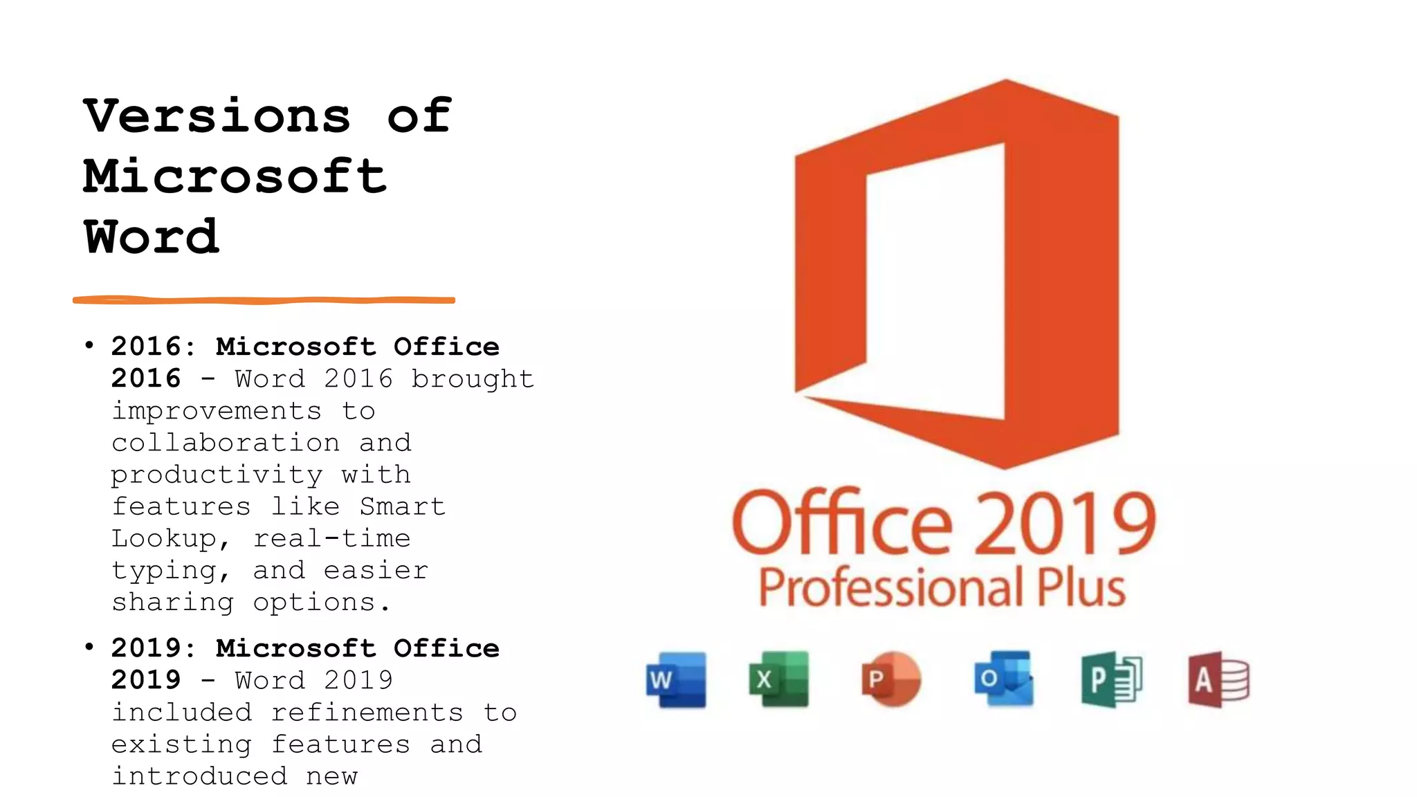 Microsoft Word.pptx | Desktop Publishing | Computer Software and Applications