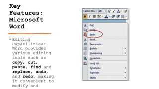 Microsoft Word.pptx | Desktop Publishing | Computer Software and ...