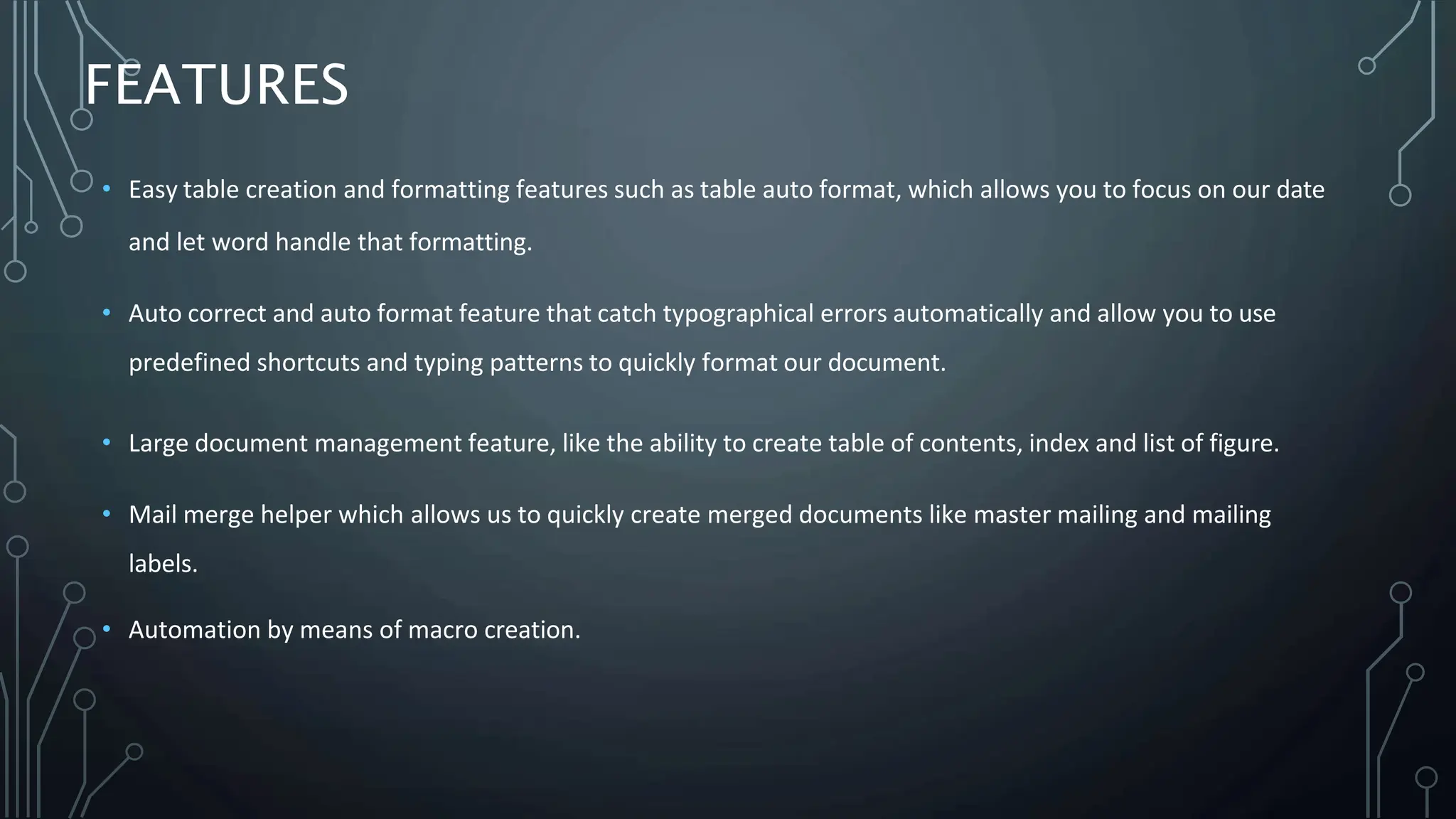 Microsoft Word.pptx | Desktop Publishing | Computer Software and Applications