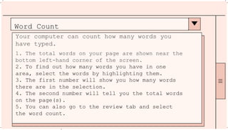 TLE - INFORMATION and COMMUNICATION TECHNOLOGY Microsoft Word | PPTX