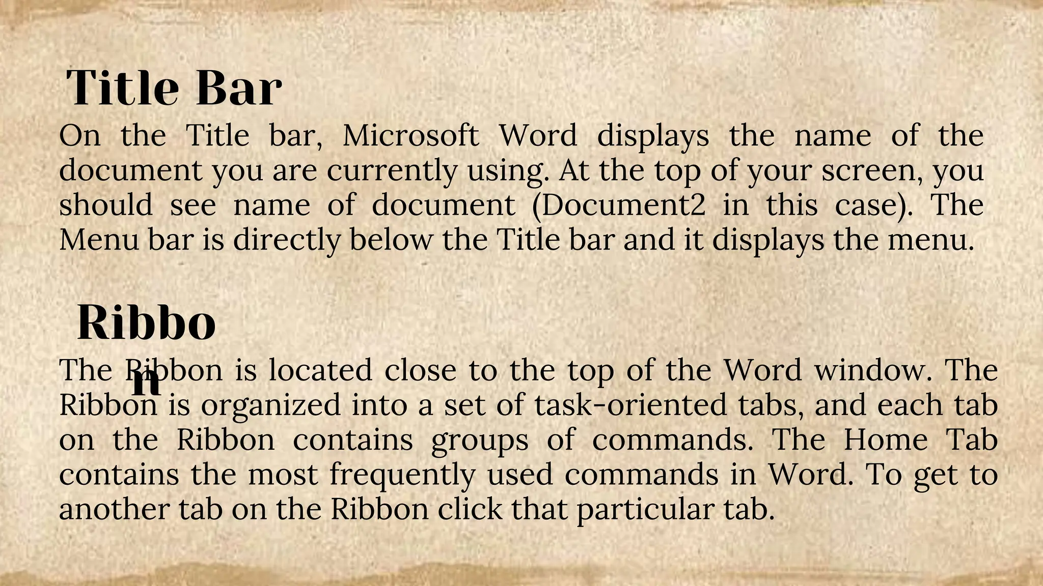 Microsoft Word Basic Parts and Function.pptx