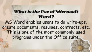 Microsoft Word Basic Parts and Function.pptx