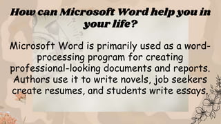Microsoft Word Basic Parts and Function.pptx