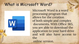 Microsoft Word Basic Parts and Function.pptx