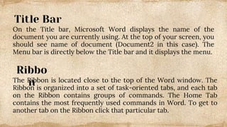Microsoft Word Basic Parts and Function.pptx