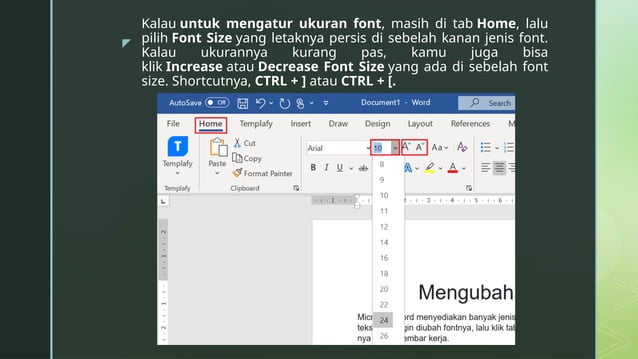 materi MICROSOFT WORD kelas x informatika | PPT