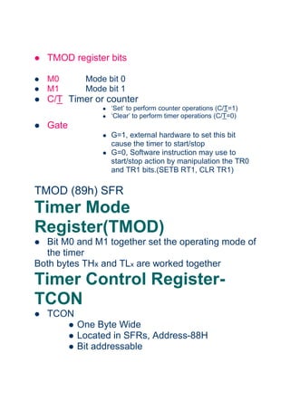 8051 timers--2 | PDF