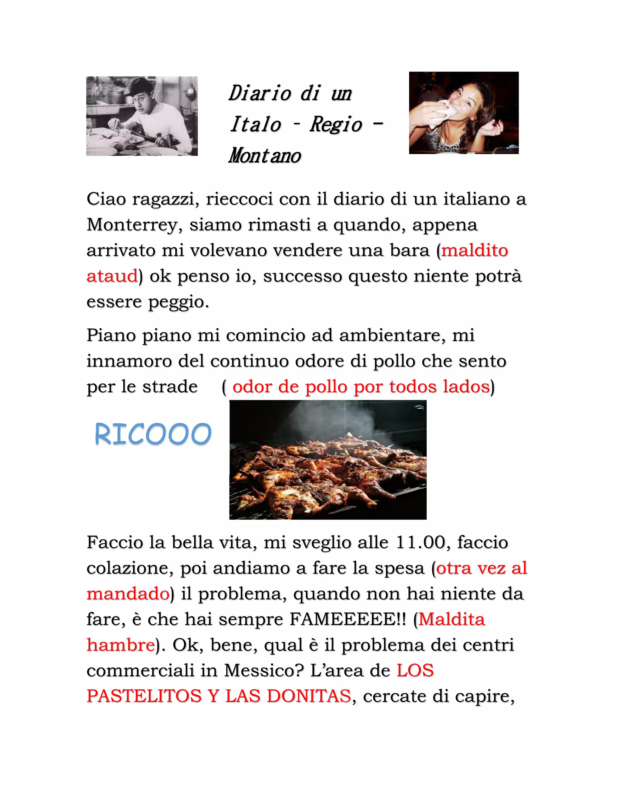 Microsoft word dario di un italiano a monterrey 08 maggio | PDF