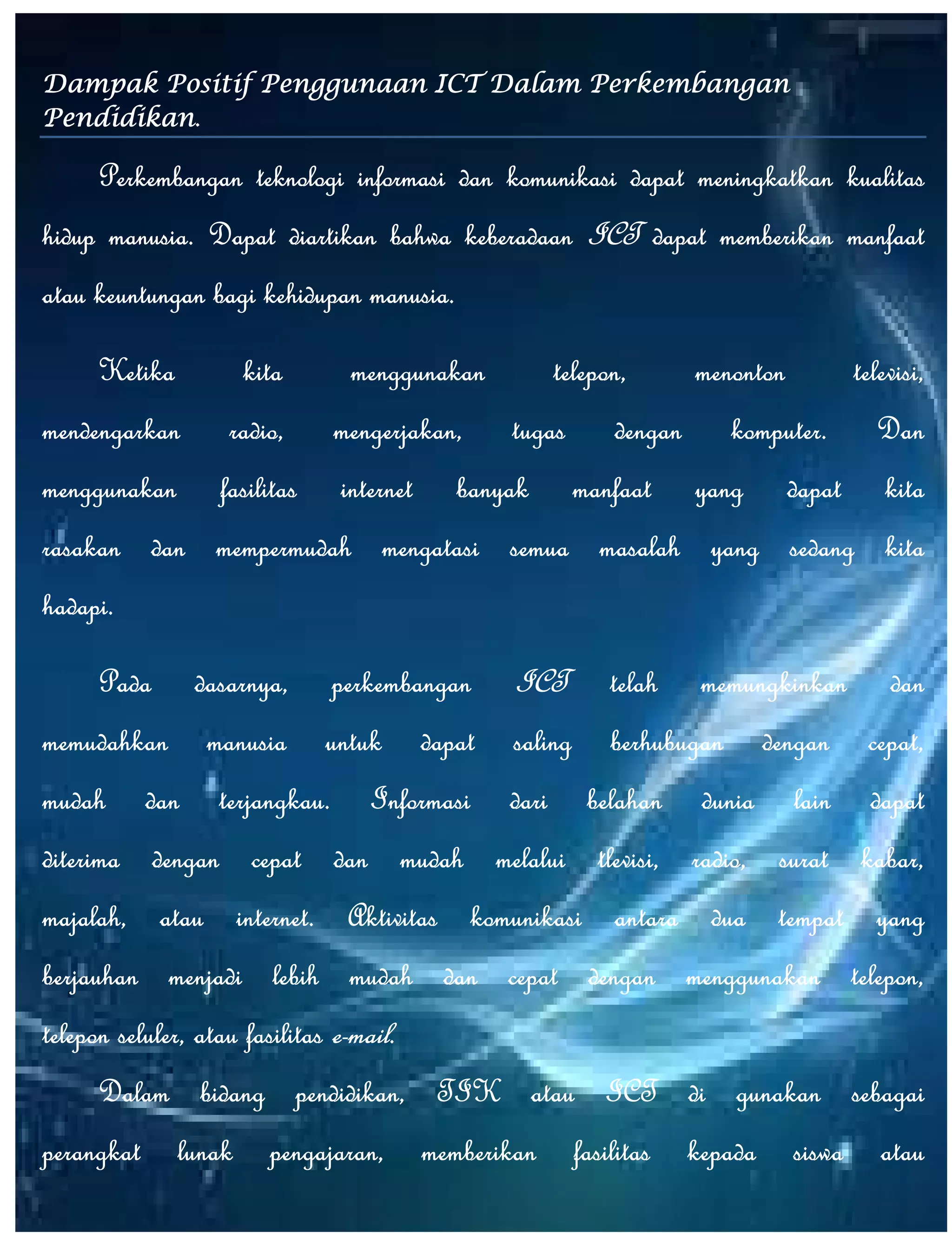 Microsoft word ict grannisa-1_f_slideshare | PDF