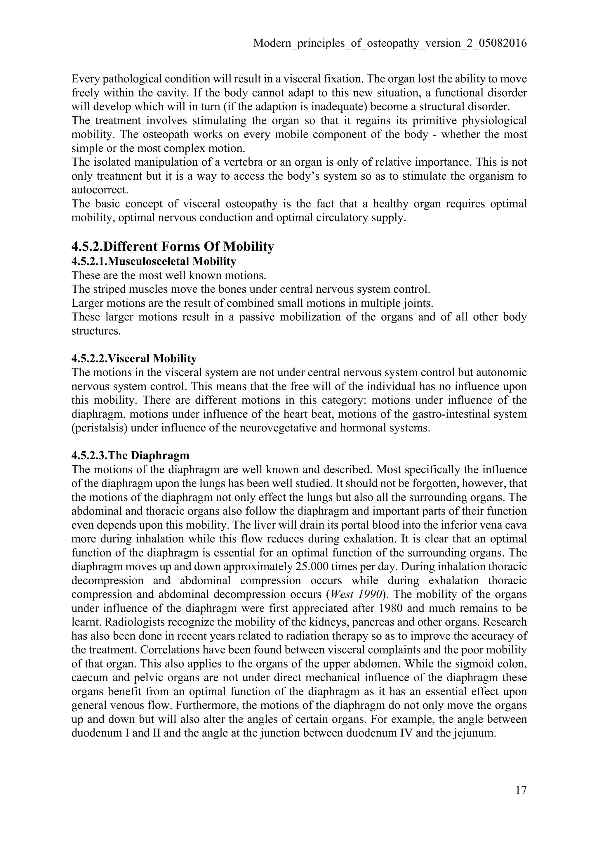 Modern Principles of Osteopathy | PDF