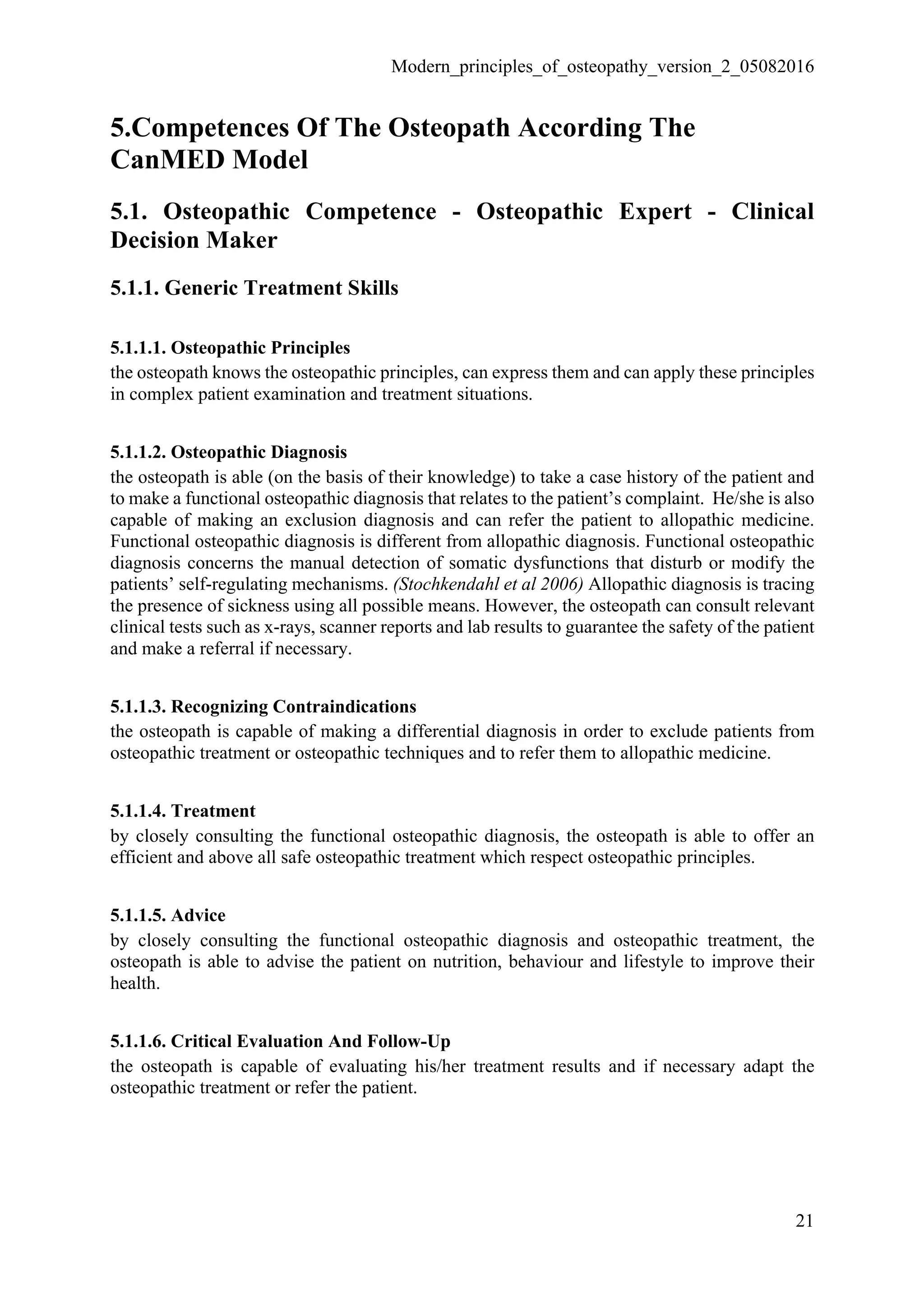 Modern Principles of Osteopathy | PDF