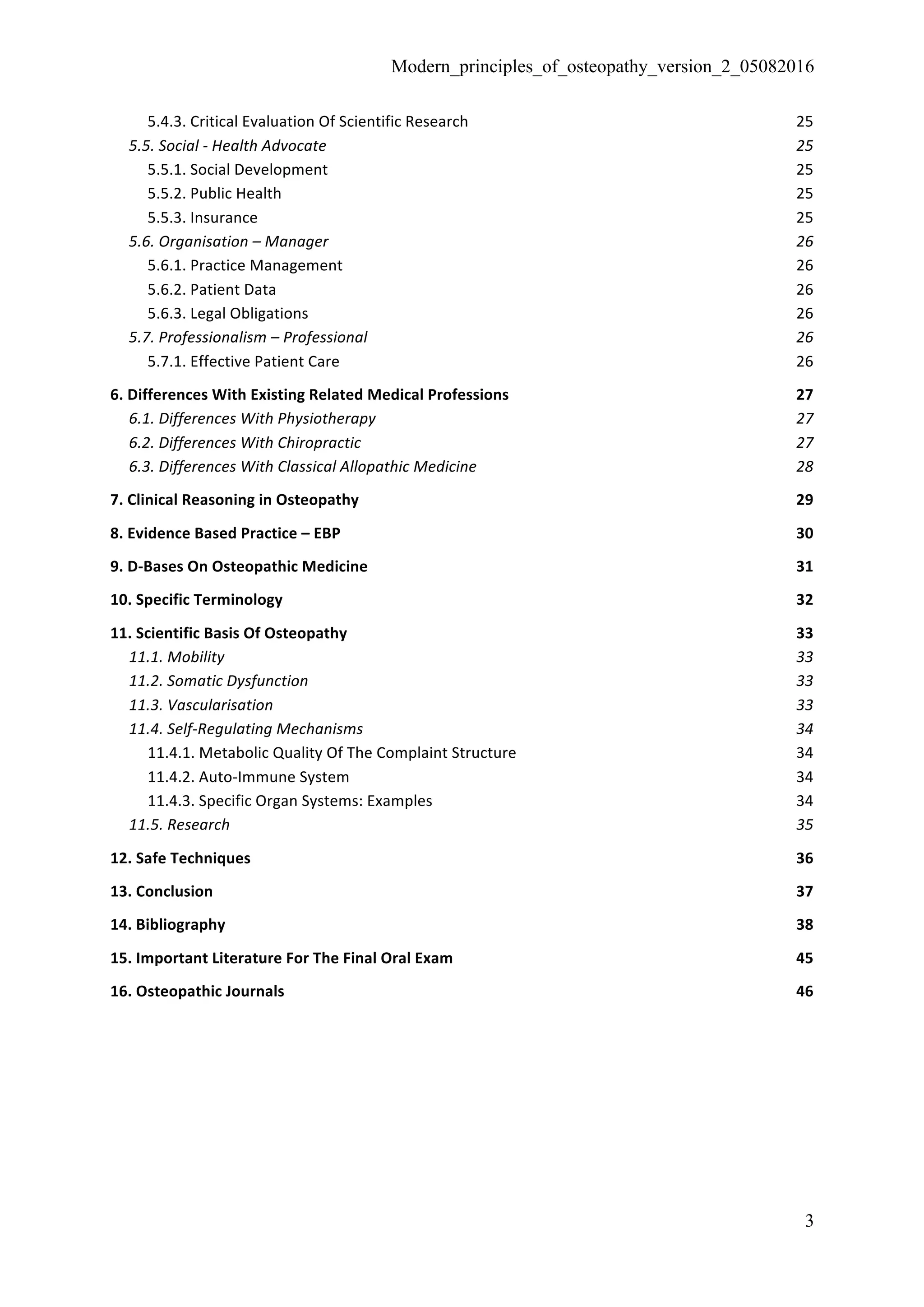 Modern Principles of Osteopathy | PDF