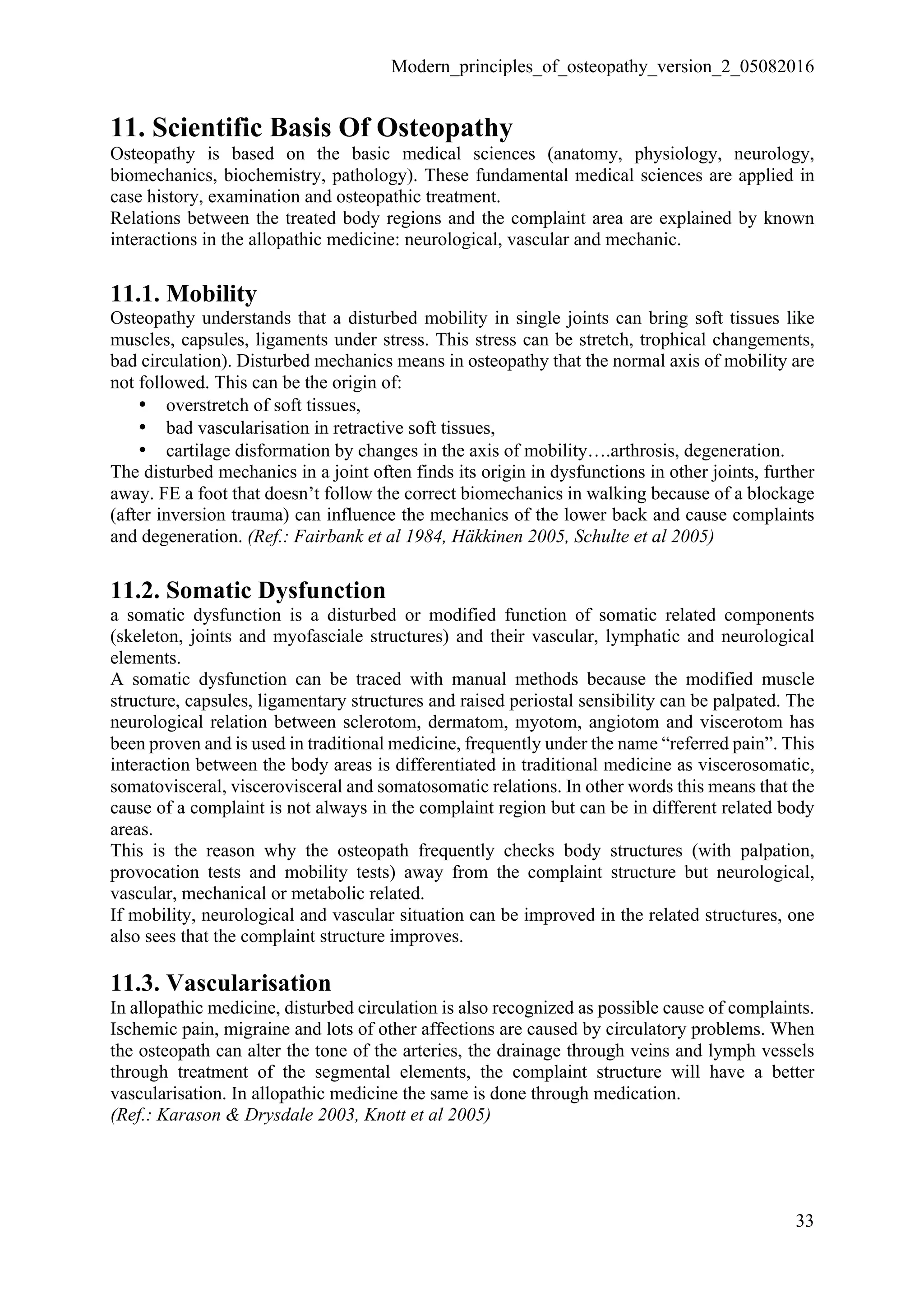 Modern Principles of Osteopathy | PDF