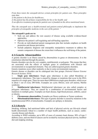 Modern Principles of Osteopathy | PDF