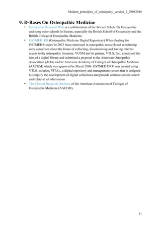 Modern Principles of Osteopathy | PDF