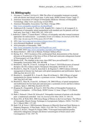 Modern Principles of Osteopathy | PDF