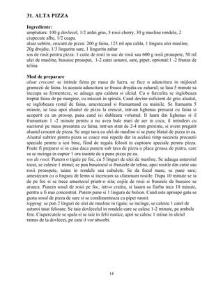 100 de tipuri de pizza | PDF