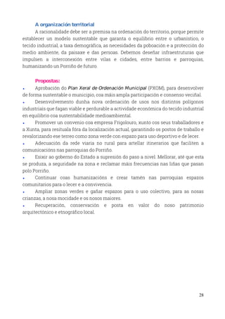 Programa electoral do BNG do Porriño | PDF