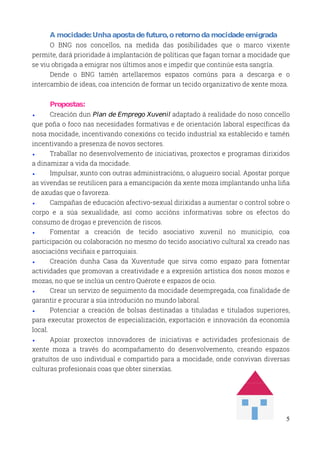 Programa electoral do BNG do Porriño | PDF