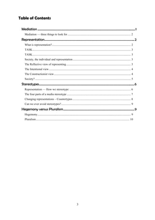 Representation Revision Booklet | PDF