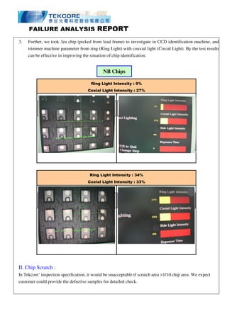 Microsoft word s13623-ds-scratch pad discolor-failure analysis report | PDF