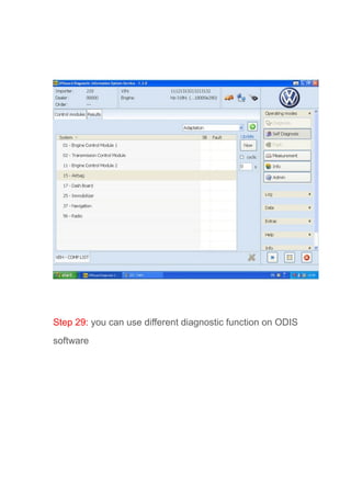 VAS 5054A ODIS V1.2.0 VW ODIS software install instruction | DOC