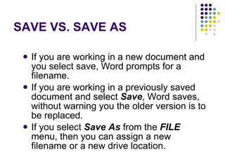 Microsoft word 2003 1 | PPT | Desktop Publishing | Computer Software ...