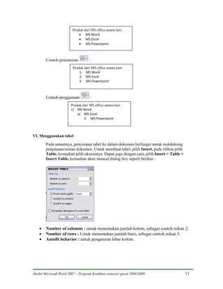 Microsoft word2007 | PDF