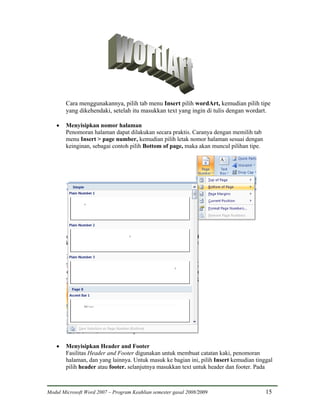 Microsoft word2007 | PDF