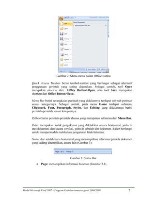 Microsoft word2007 | PDF
