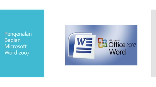 Microsoft word 2007 | PPT