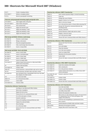 Microsoft word 2007 | PDF