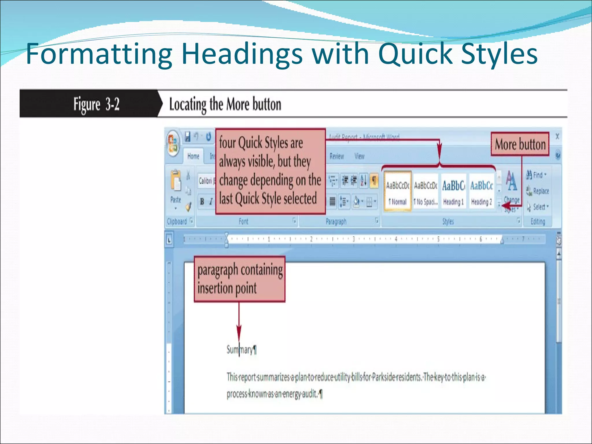 Microsoft Word 2007 Tutorial Ppt