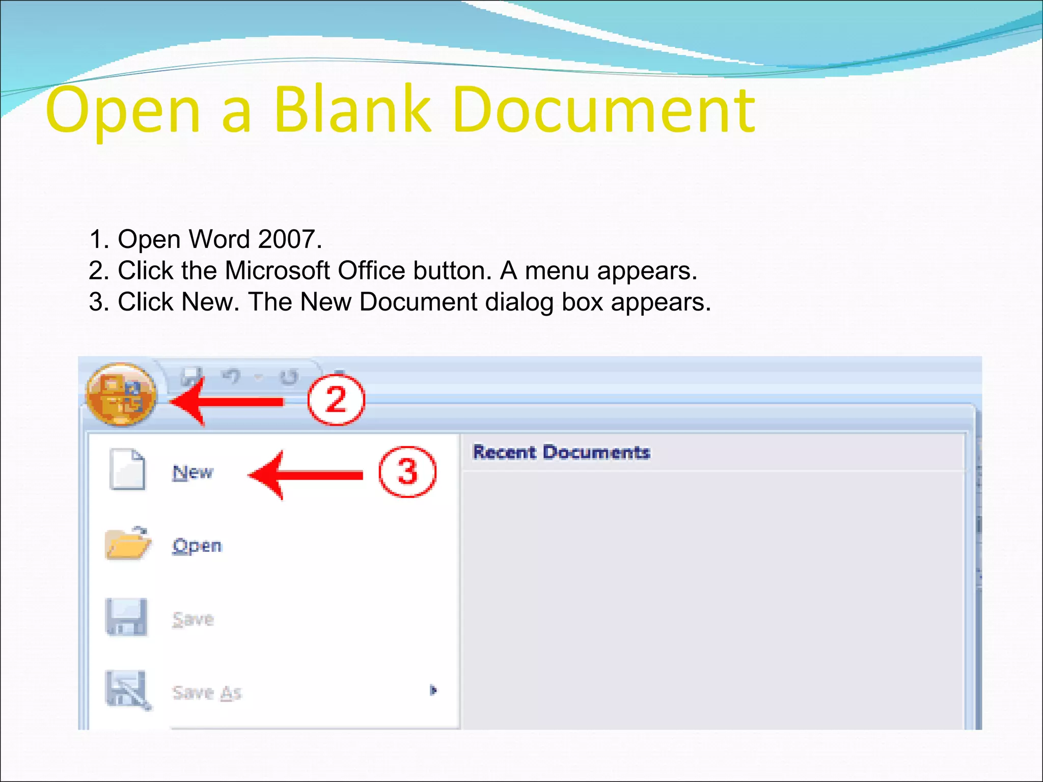 Microsoft word 2007 tutorial | PPT