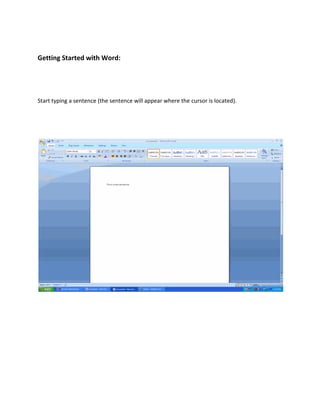 Microsoft word 2007_tutorial | PDF