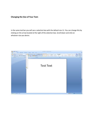 Microsoft word 2007_tutorial | PDF