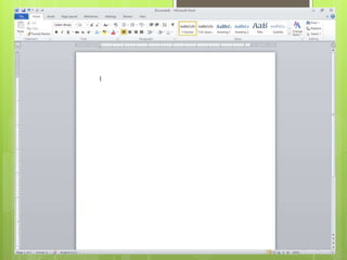 Microsoft word 2010 №1 | PPTX