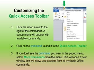 Microsoft Word 2010 Beginning Class | PPTX