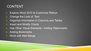 Microsoft Word 2010 | PPTX