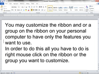 Microsoft word basics | PPT
