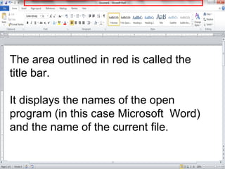 Microsoft word basics | PPT