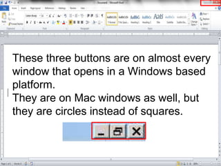 Understanding microsoftword 2016 basics tutorial | PPT