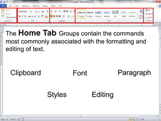 Understanding microsoftword 2016 basics tutorial | PPT