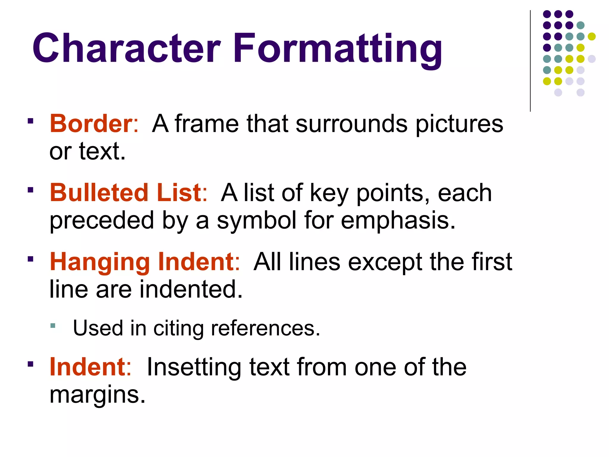 Microsoft word basics ppt | PPT