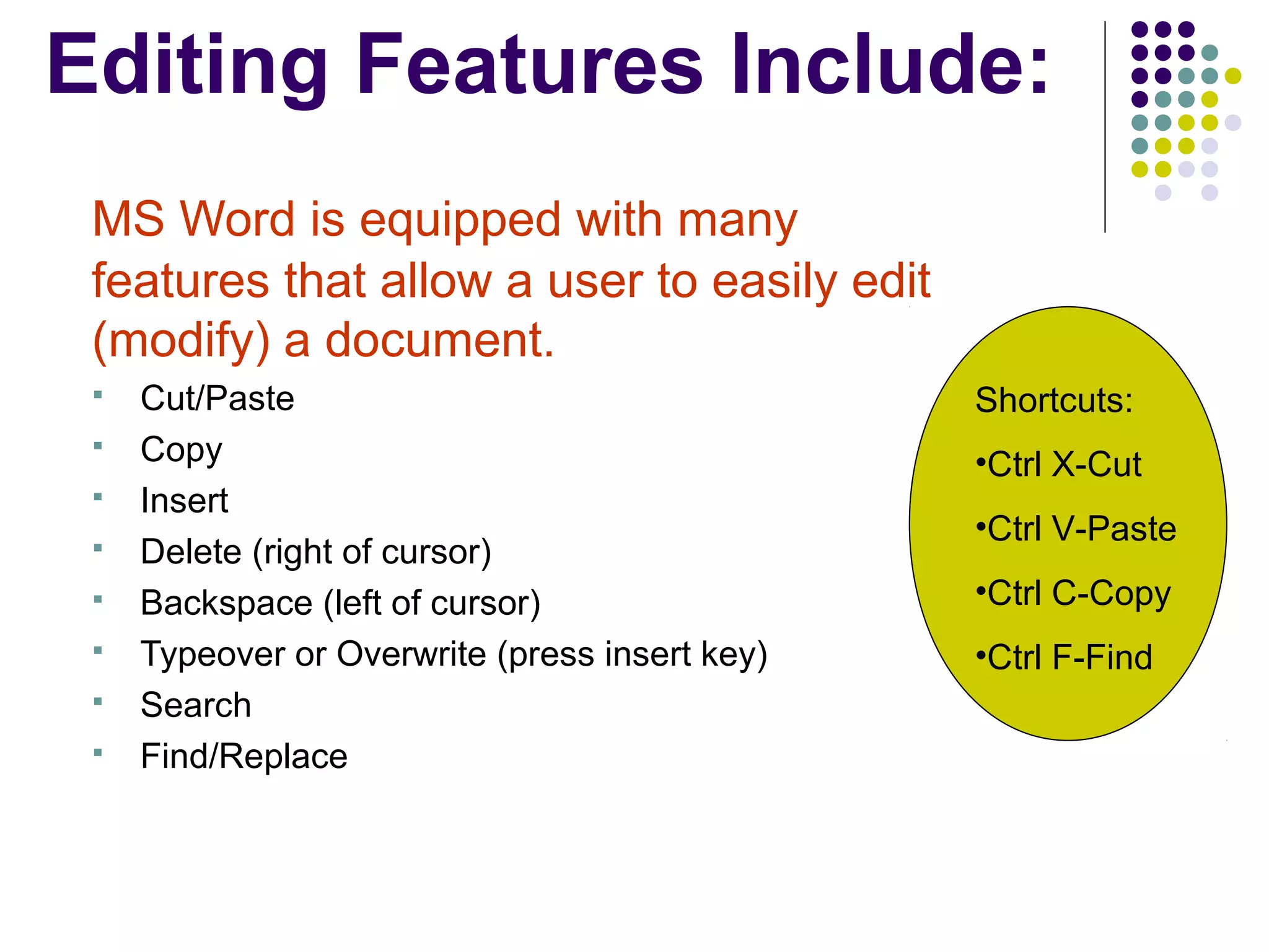 Microsoft word basics ppt | PPT
